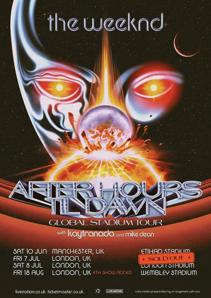News: The Weeknd Announces After Hours Stadium Tour Dates Including ...