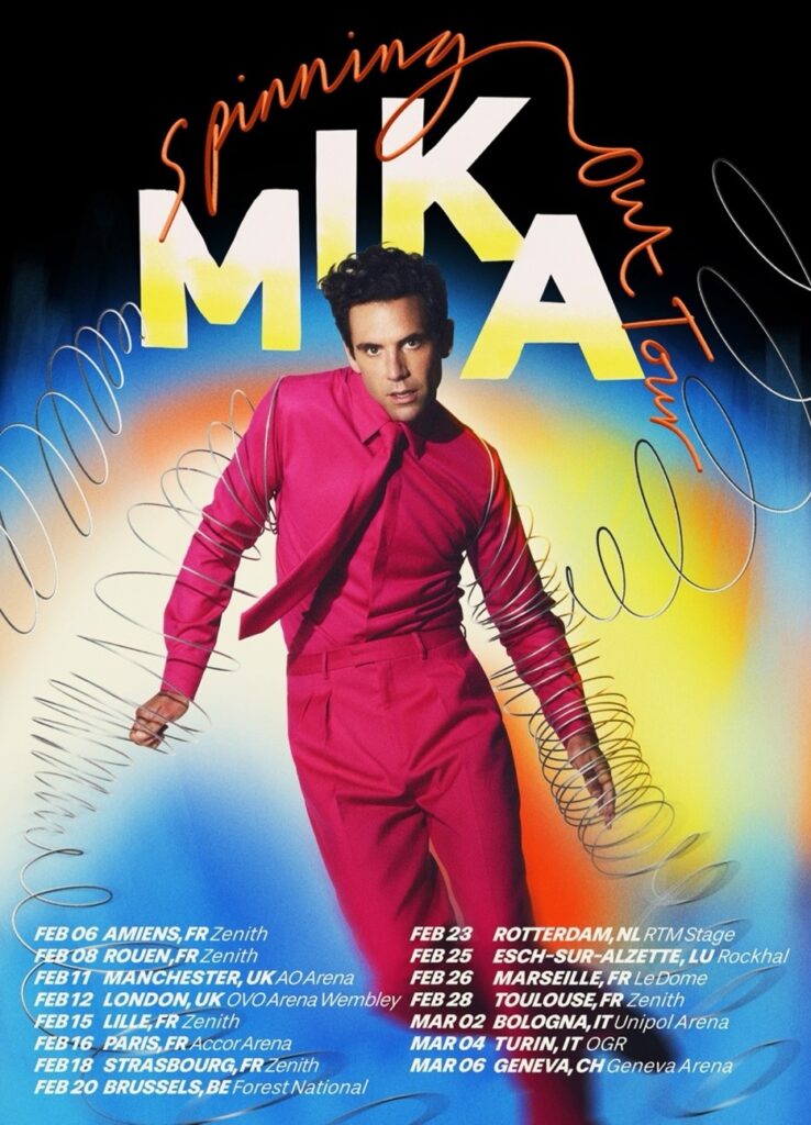 News: MIKA Announces 2026 UK And European Tour