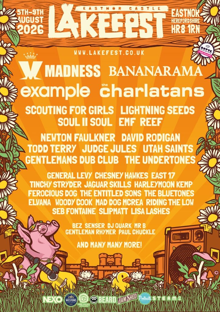 News: Bananarama Join The Charaltans, Example And Madness For Lakefest 2026